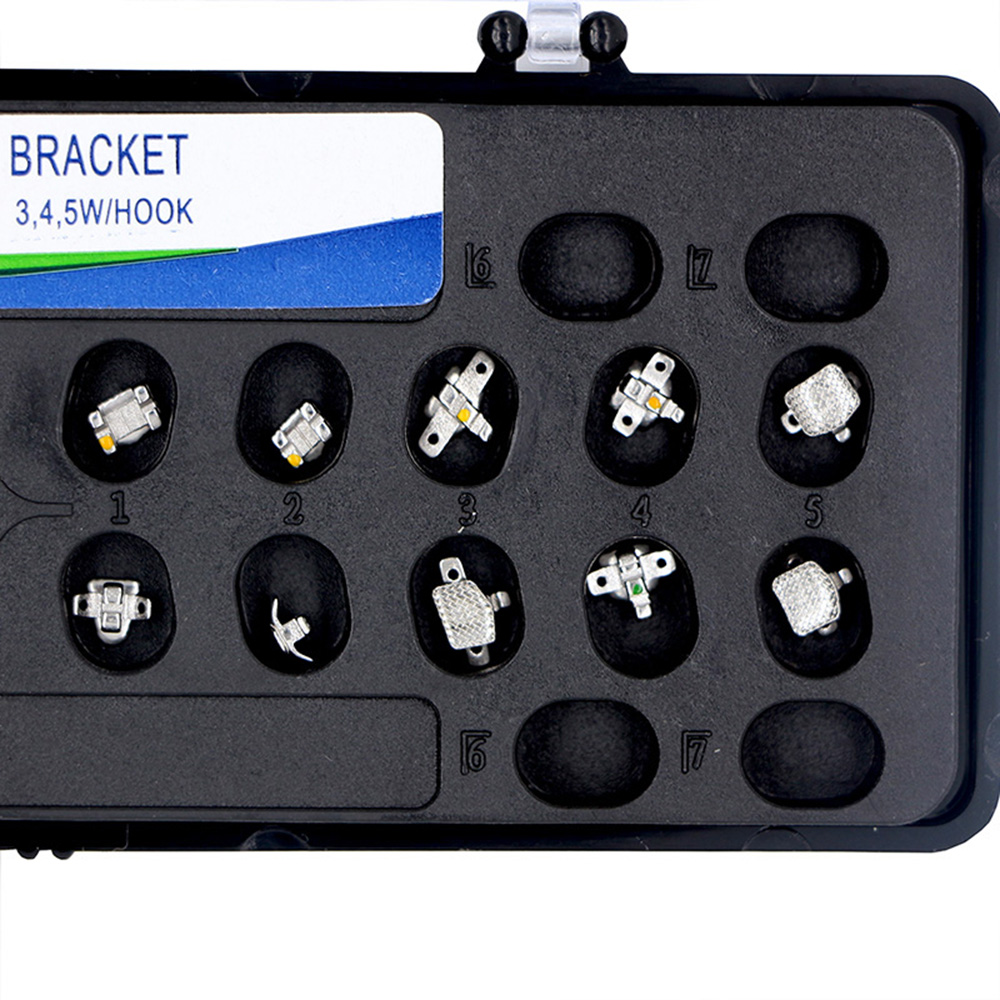 Dental orthodontic Alexander bracket brace 018 345 with hooks FDA CE ...