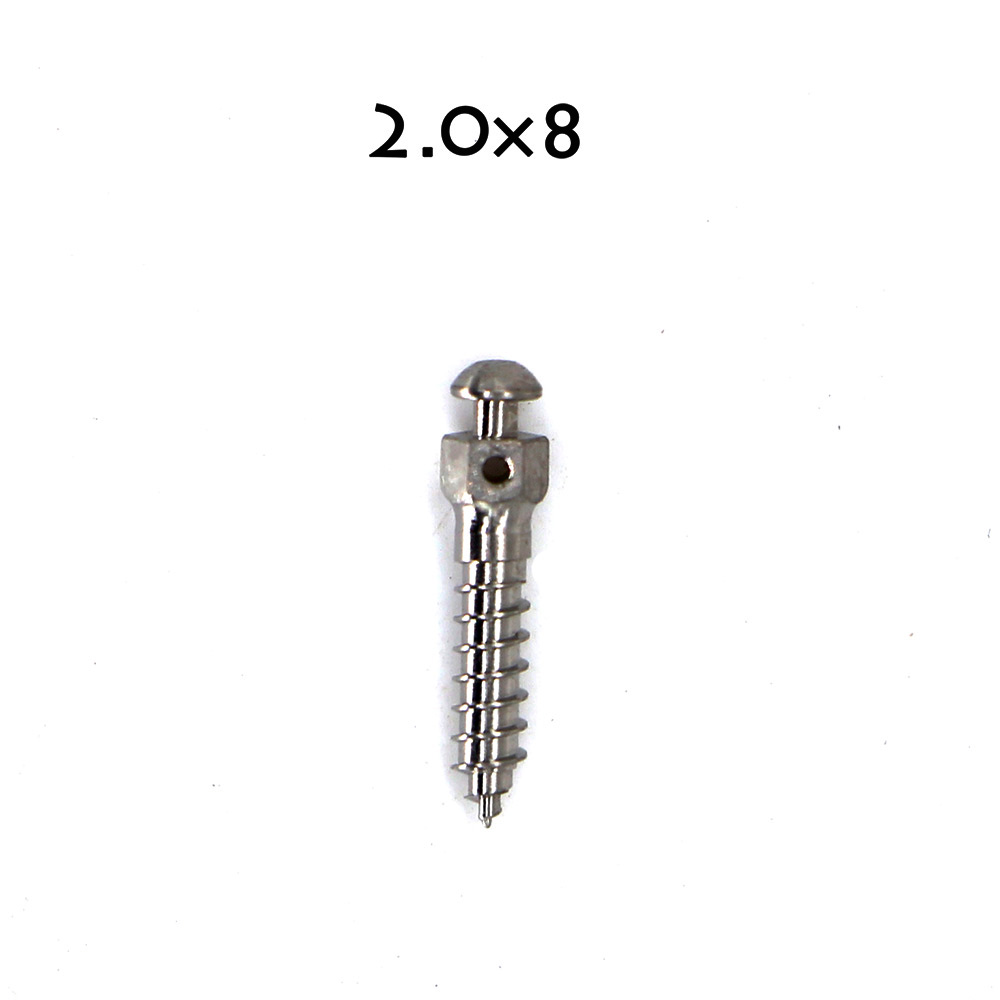 Dental Self Drilling Micro Implants Screw Thread Titanium Alloy 2.0*8mm ...