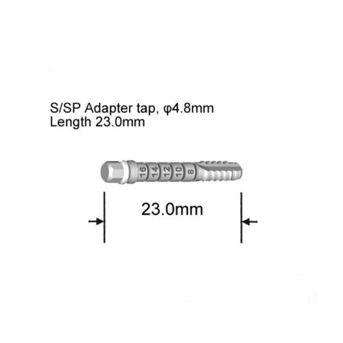 Straumann Compatible Dental Implant Instruments S/SP Adapter tap, D4 ...