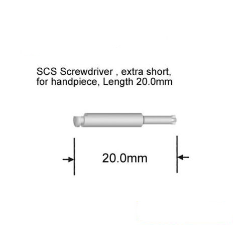 Straumann Compatible SCS Screwdriver, extra short L20.0mm,for handpiece ...