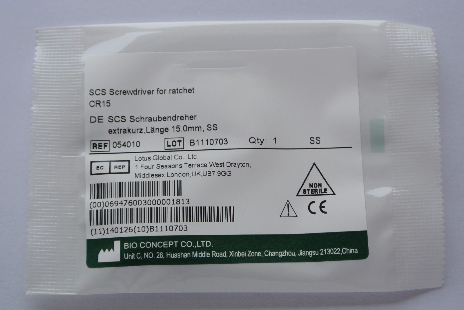 Straumann Compatible Dental Implant Instruments SCS Screwdriver for ...