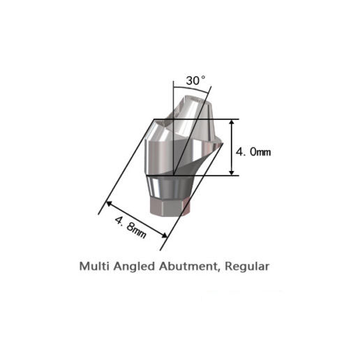 Osstem TSⅢ & Hiossen ETⅢ Compatible Multi-angled abutment φ4.8 Angled ...
