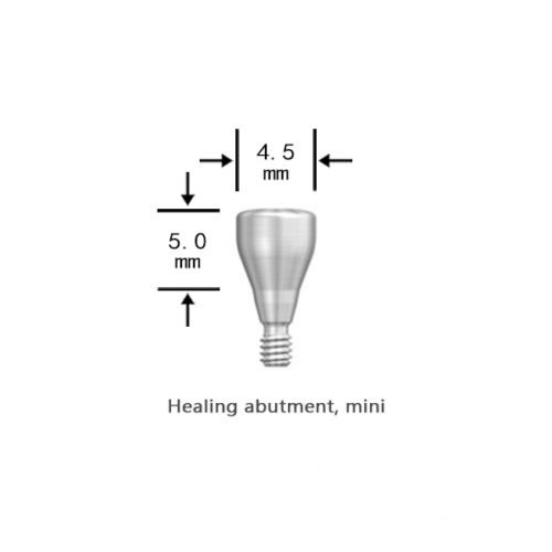 Osstem TSⅢ & Hiossen ETⅢ System Compatible NC Healing Abutment Φ4.5 ...